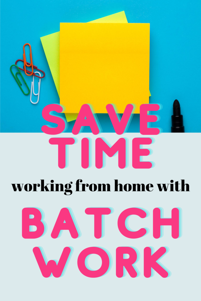 Batch Work: Save Time & Boost Productivity | Christi Johnson Creative